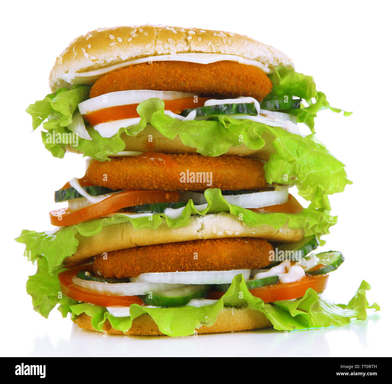 Huge burger Banque de photographies et d’images à haute résolution - Alamy