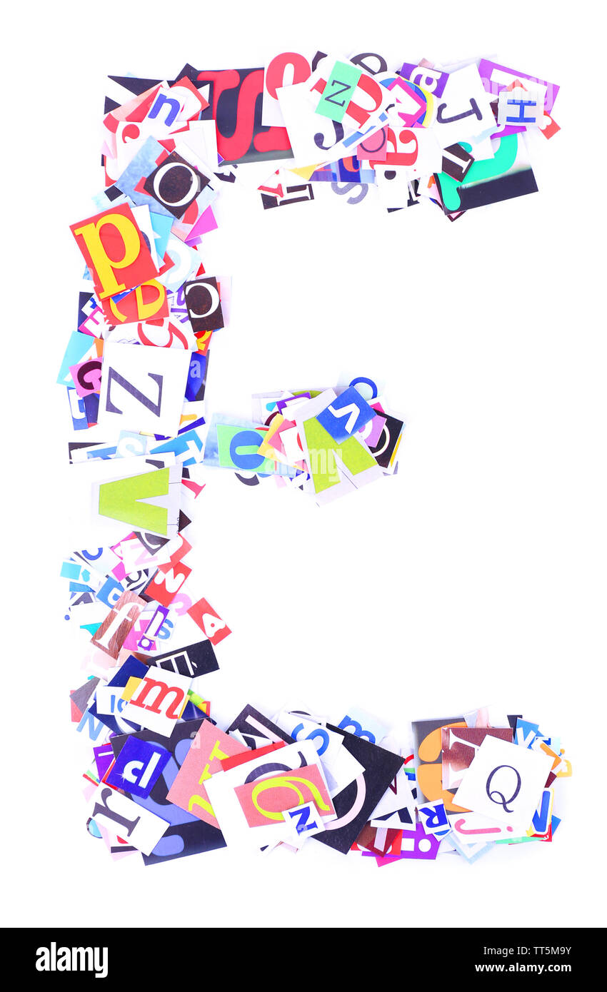 Lettres de journaux Banque de photographies et d’images à haute ...