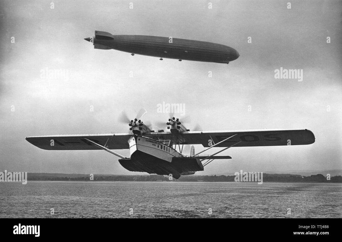 Graf zeppelin des années 1930 Banque de photographies et d’images à ...