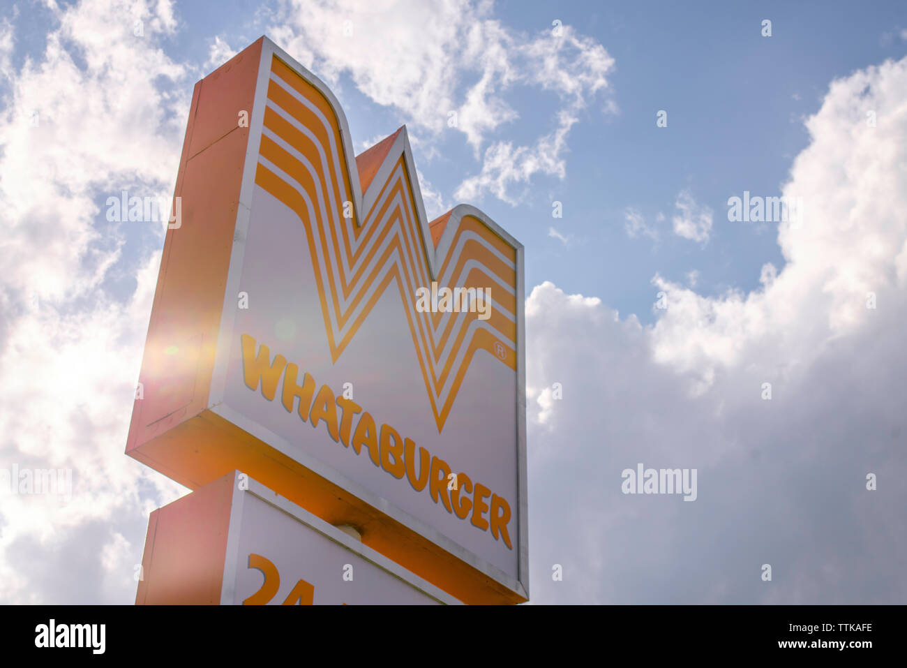 Logo d'entreprise whataburger Banque de photographies et d’images à ...