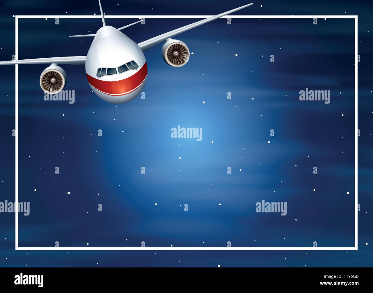 Cadre d'avion Banque d'images vectorielles - Alamy