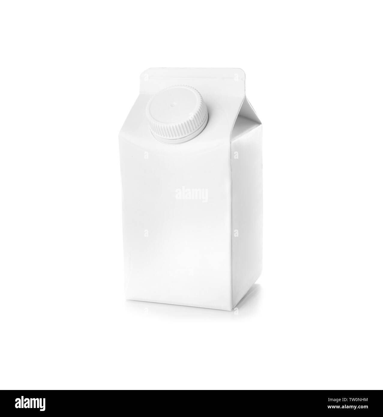 étiquette nutritionnelle lait Banque d'images noir et blanc - Alamy