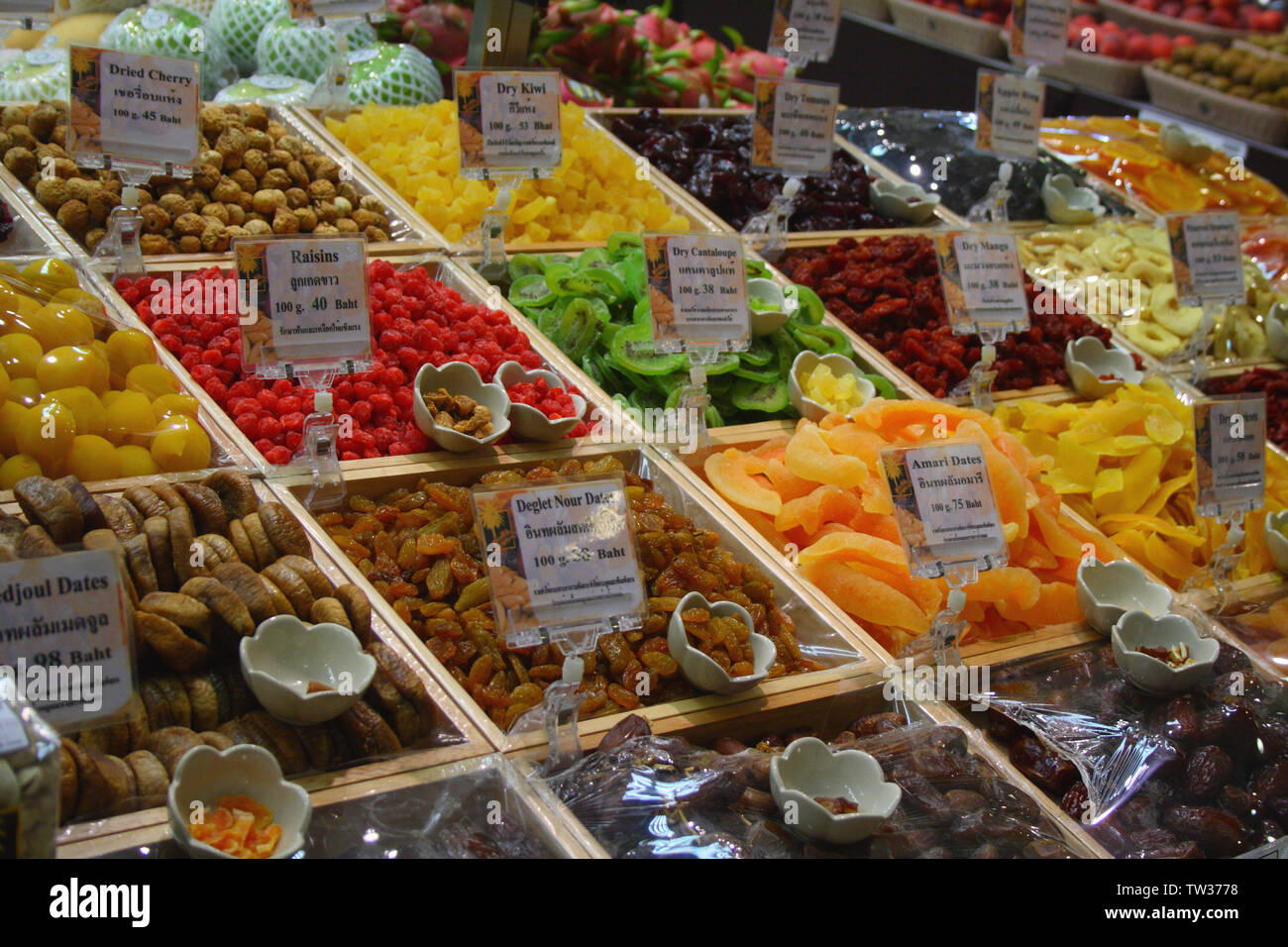 étalage de fruits secs Banque de photographies et d’images à haute ...