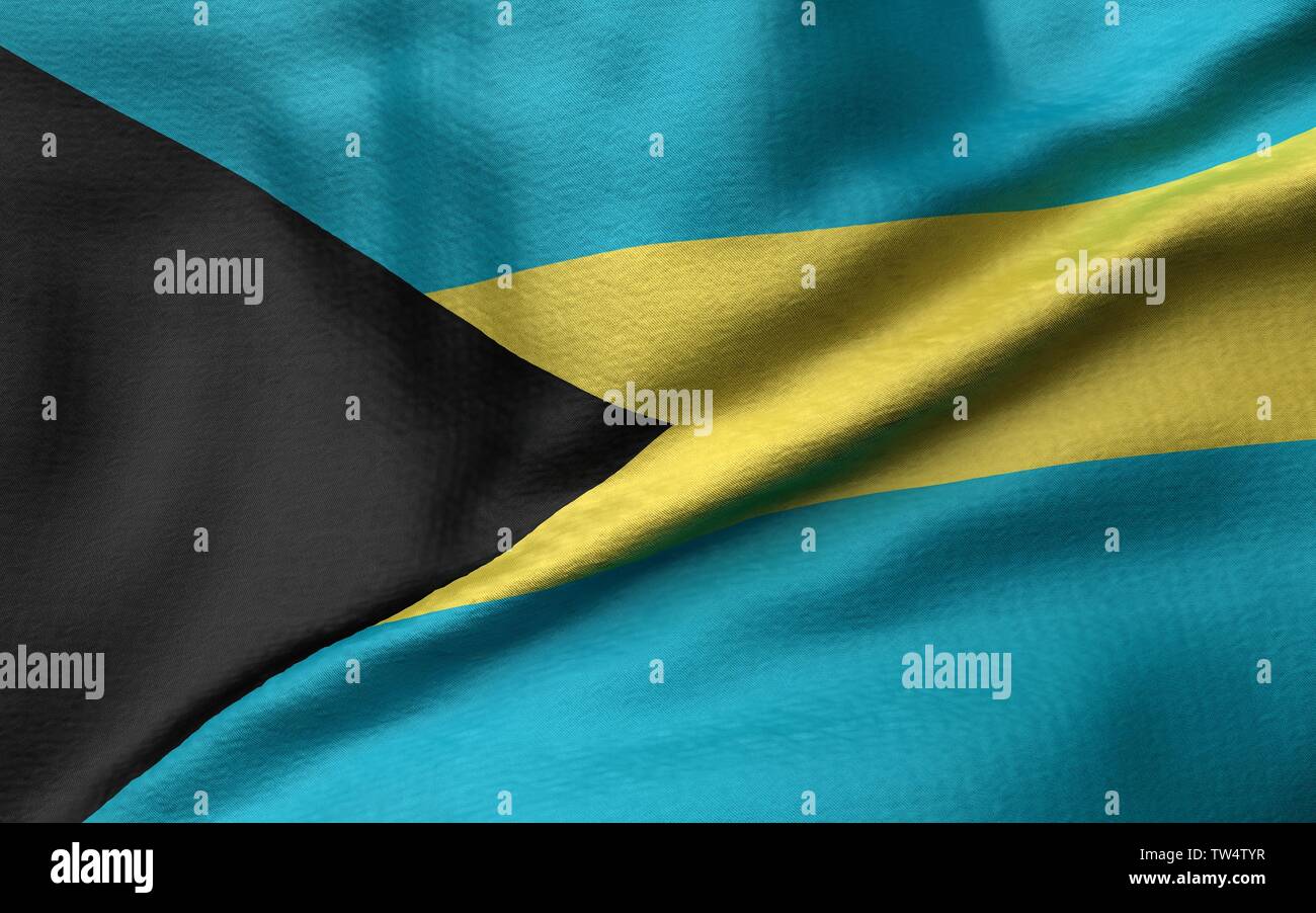Bahamas flag Banque de photographies et d’images à haute résolution - Alamy