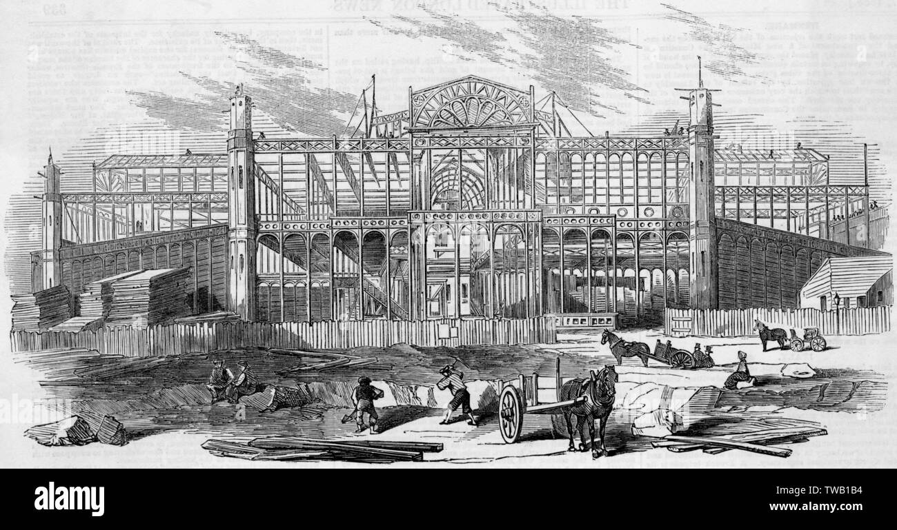 New York, Crystal Palace 1853 Photo Stock - Alamy