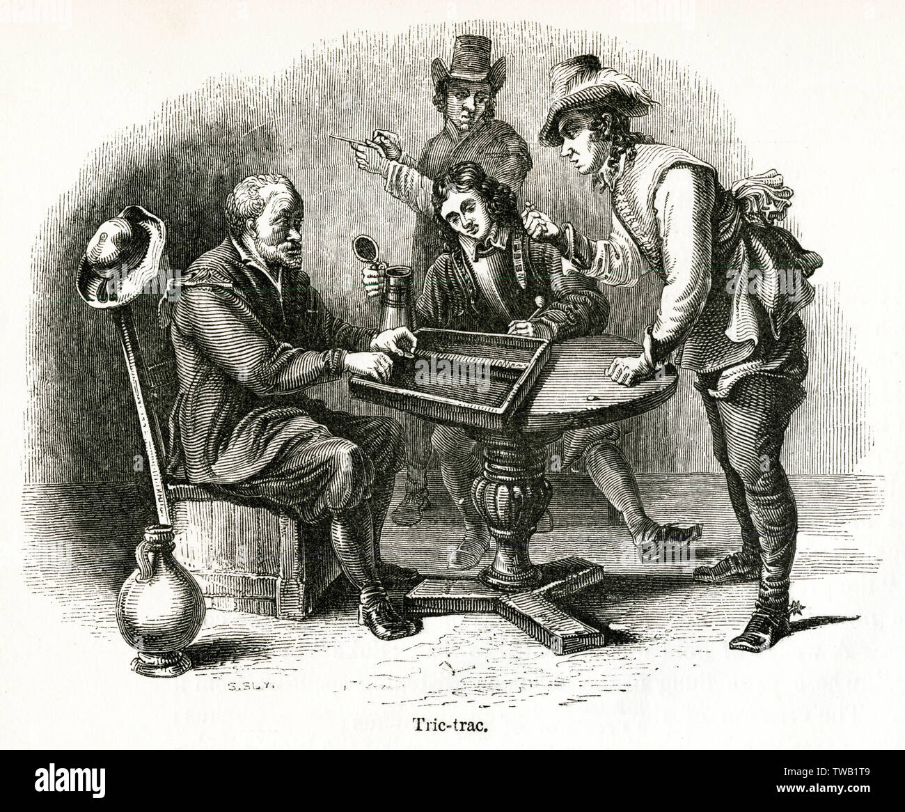 Planche de tric trac Banque de photographies et d’images à haute ...