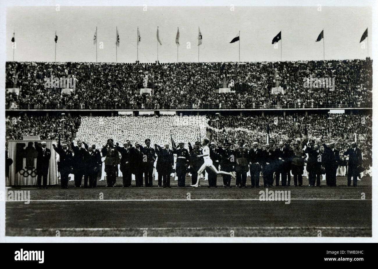 1936 Au Stade Olympique Banque d'image et photos - Alamy