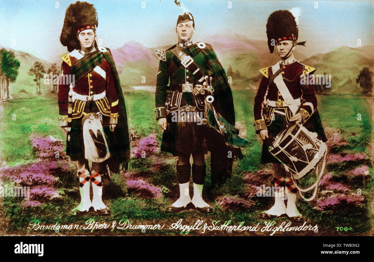 Sutherland highlanders Banque de photographies et d’images à haute ...