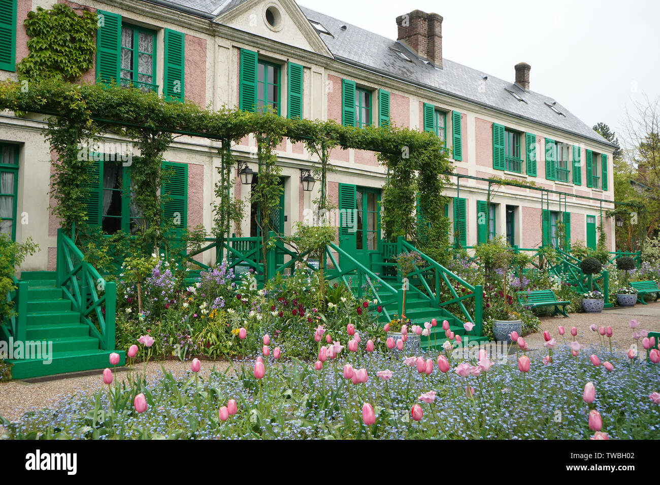 Claude monets maison Banque de photographies et d’images à haute ...