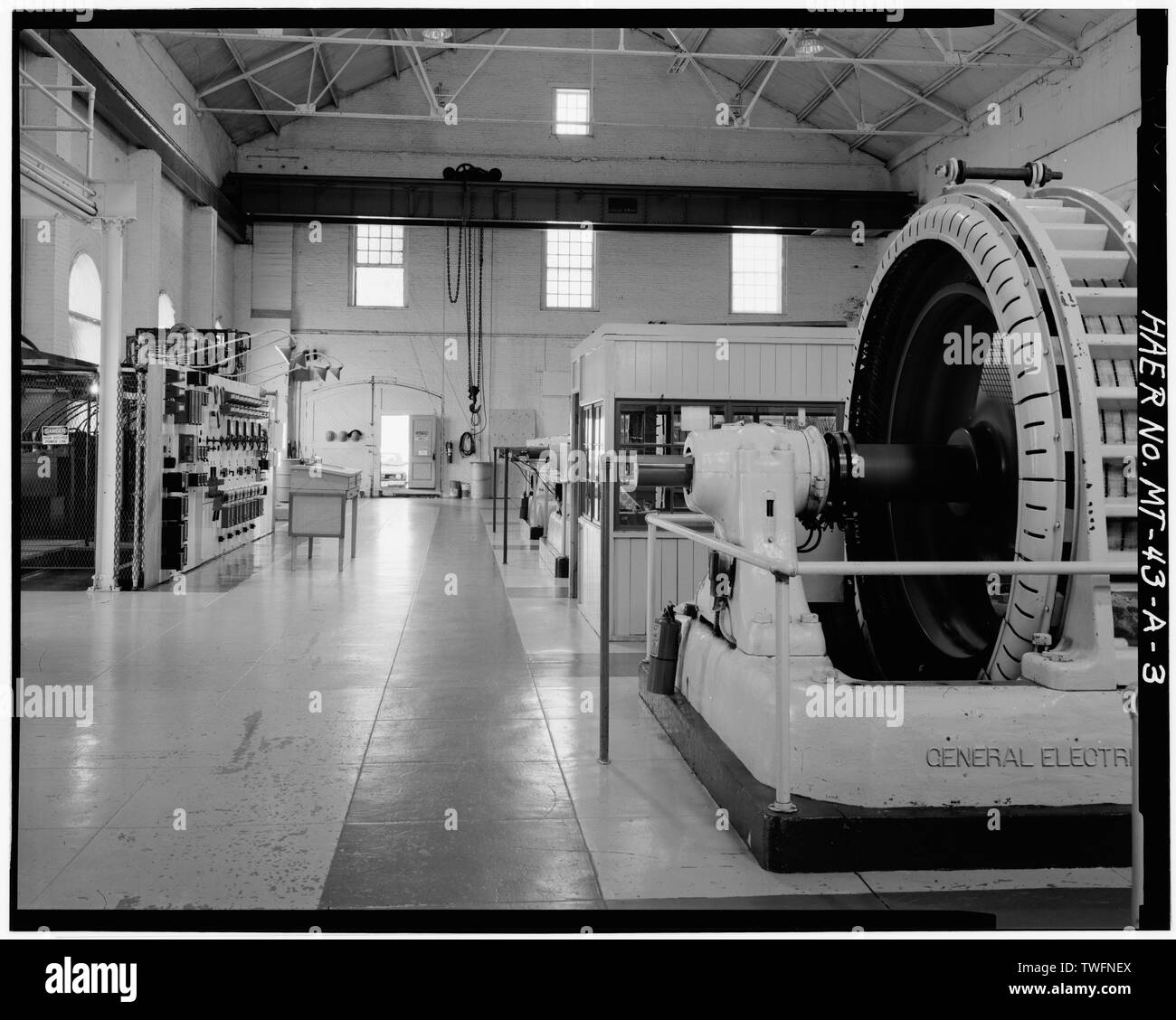 Le pont roulant Banque d'images noir et blanc - Alamy