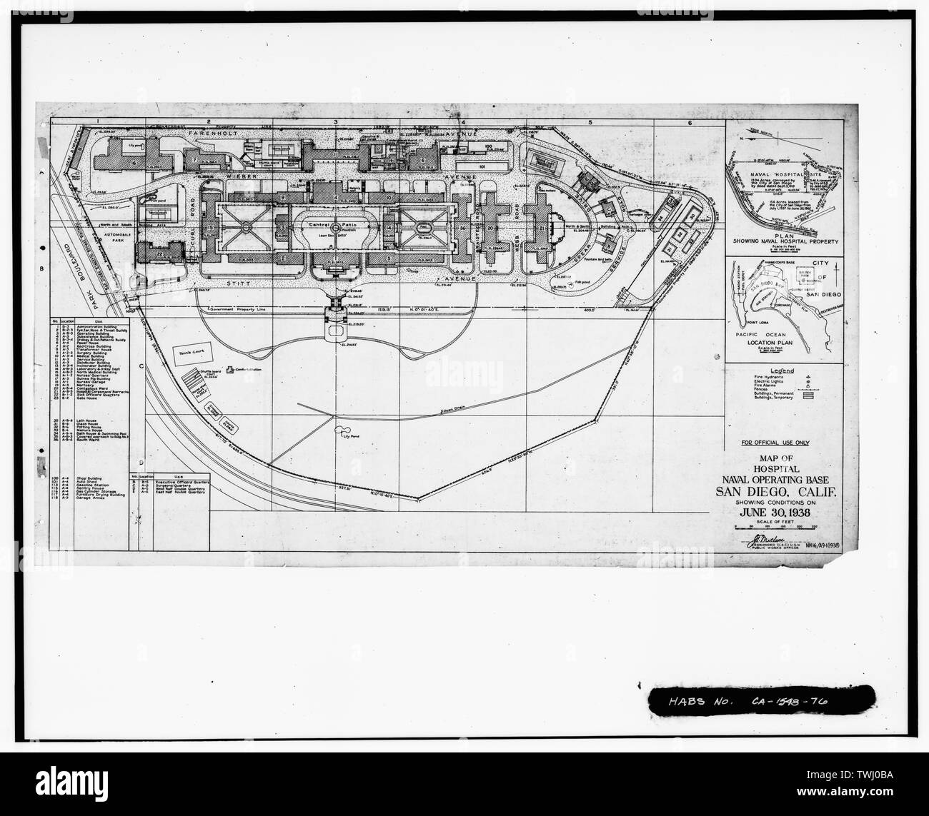 Park map Banque d'images détourées - Alamy