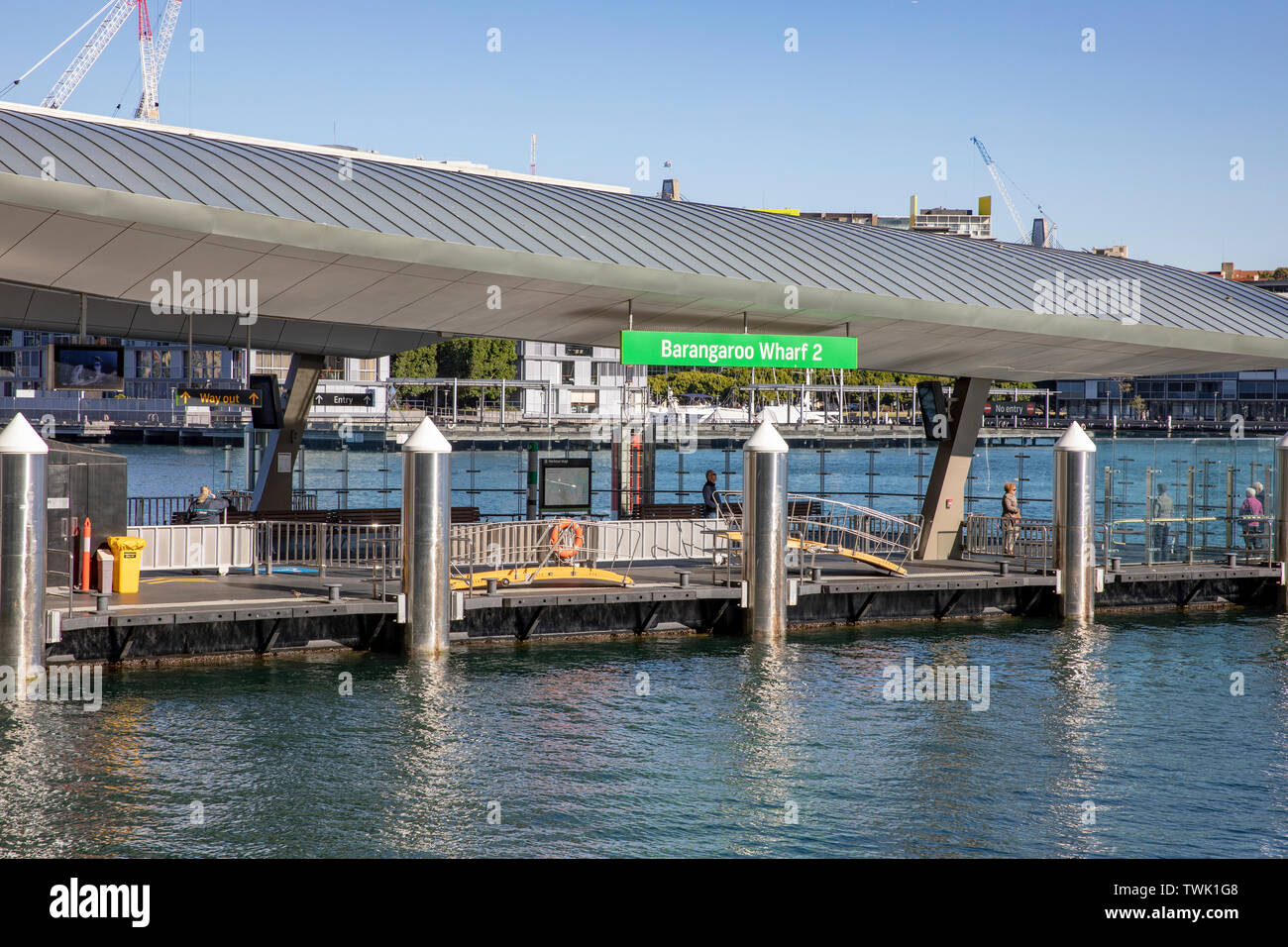 Quai du traversier barangaroo Banque de photographies et d’images à ...