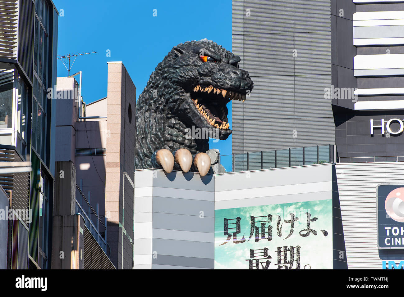 Godzilla road kabukicho shinjuku tokyo Banque de photographies et d ...