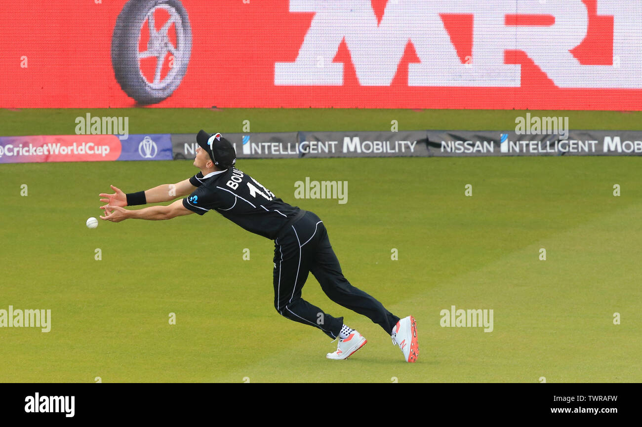 MANCHESTER, Angleterre. 22 juin 2019 : Trent Boult de Nouvelle-zélande ...