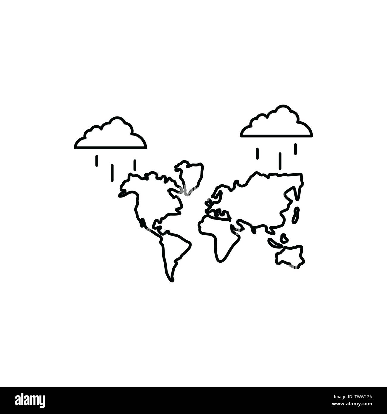 La cartographie map design, Planète terre continent world globe et l ...