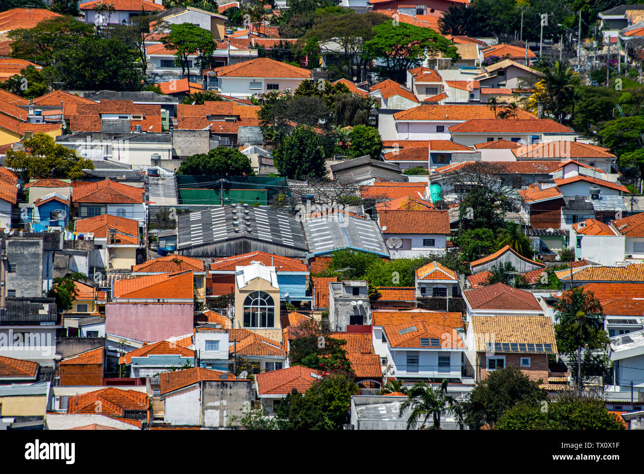 Ville Depuis Les Toits Banque d'image et photos - Alamy