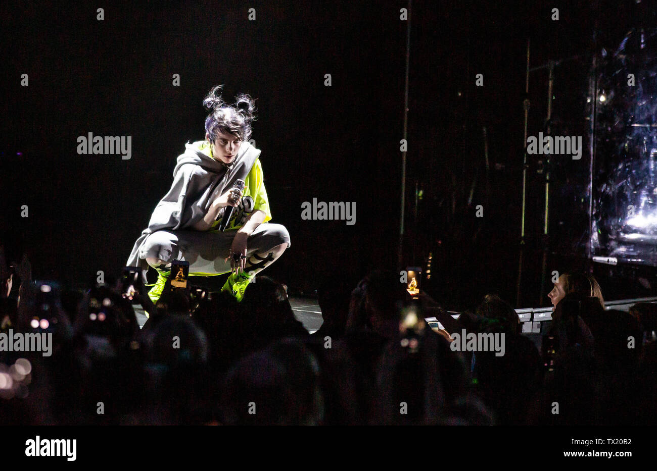 Atlanta, Georgia, USA. 23 Juin, 2019. Billie Eilish effectue en concert ...
