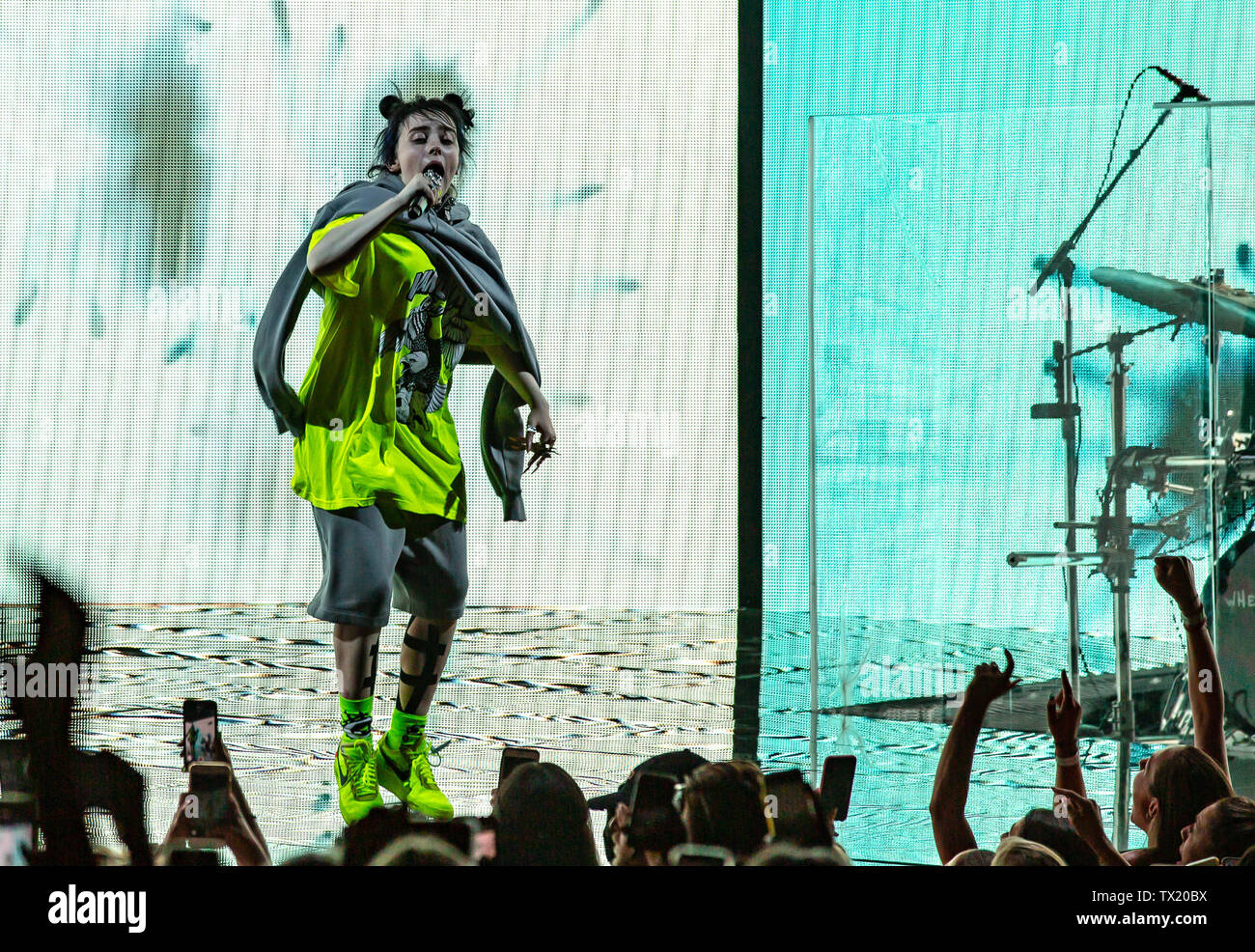 Atlanta, Georgia, USA. 23 Juin, 2019. Billie Eilish effectue en concert ...