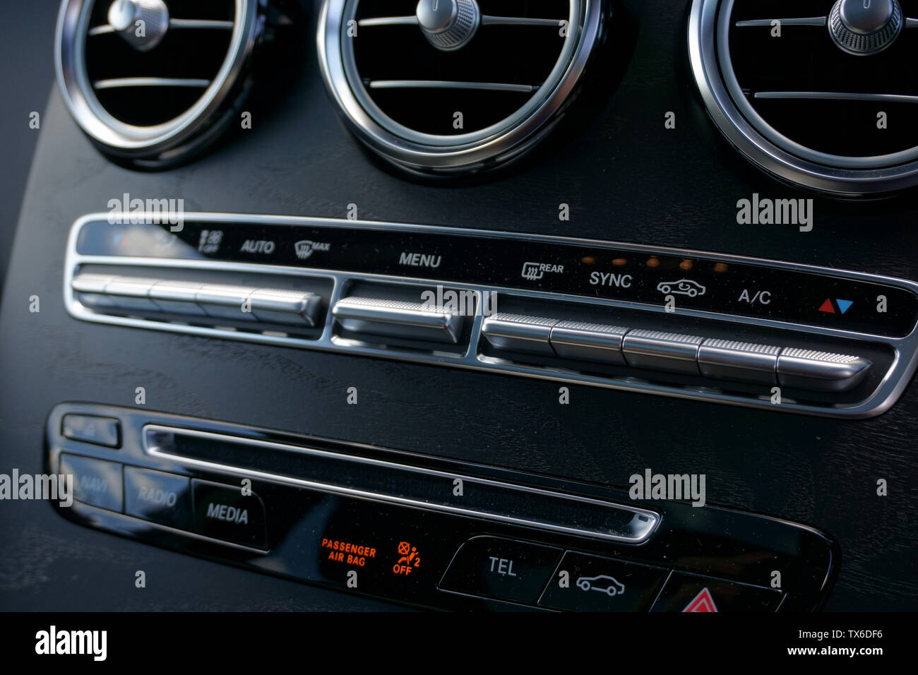 Console centrale de voiture Banque de photographies et d’images à haute ...