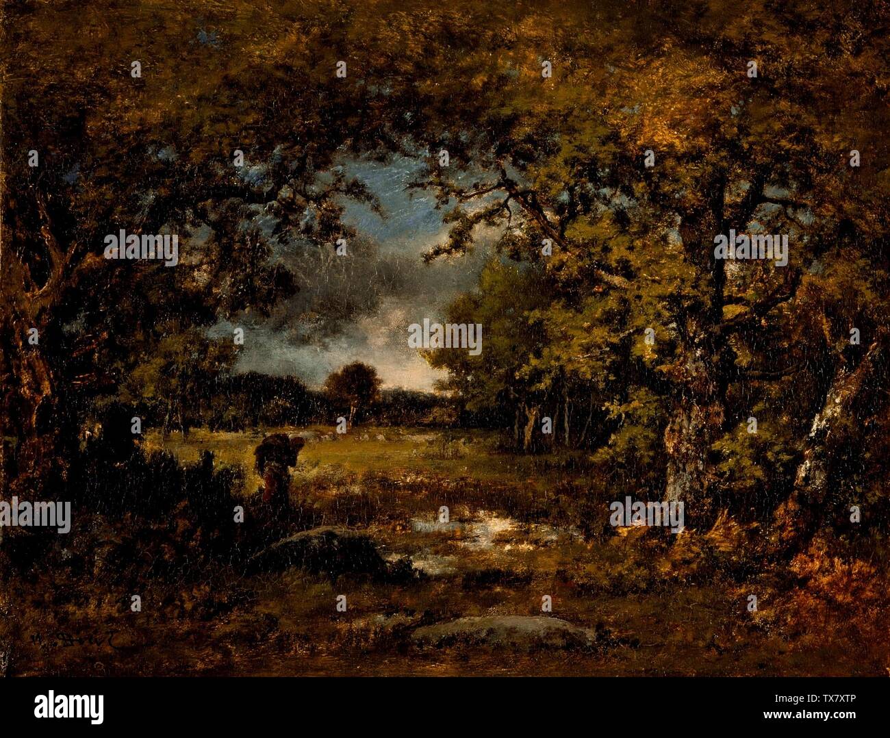1850 huile sur toile Banque de photographies et d’images à haute ...