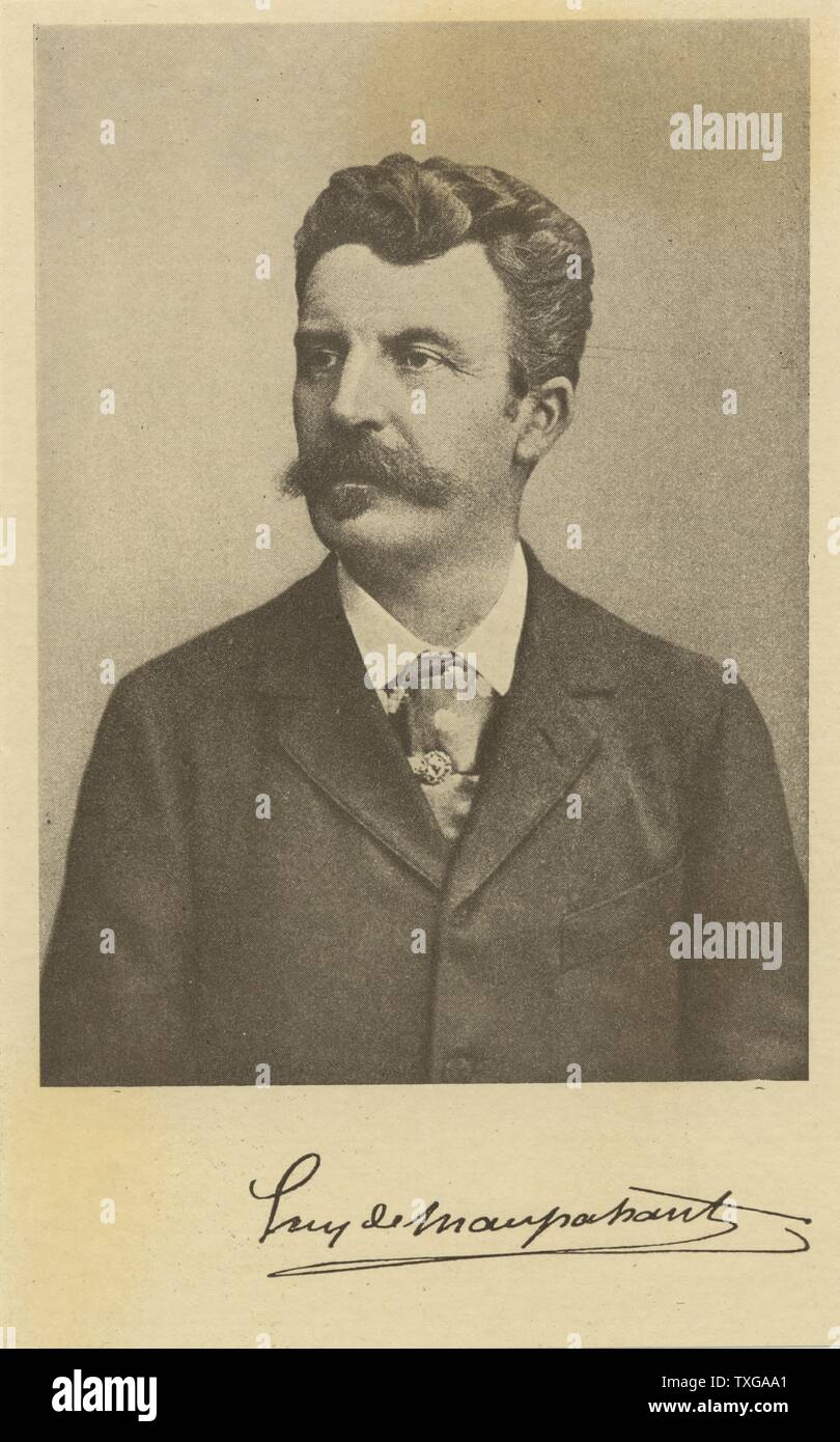 Guy de maupassant portrait Banque de photographies et d’images à haute ...