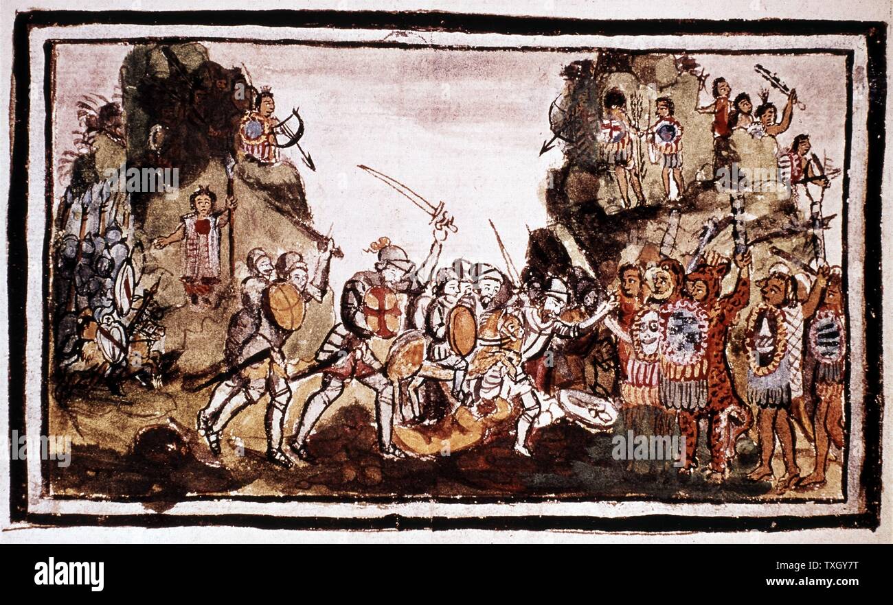 Cortes spanish conquest mexico Banque de photographies et d’images à ...