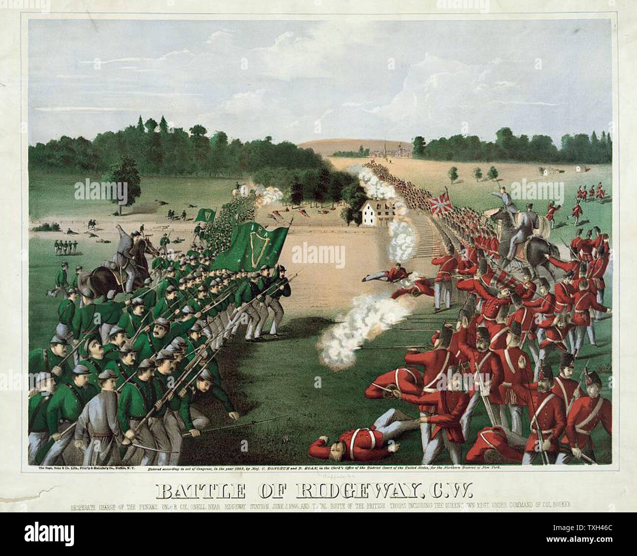 Historia de la guerra canadiense Banque de photographies et d’images à ...