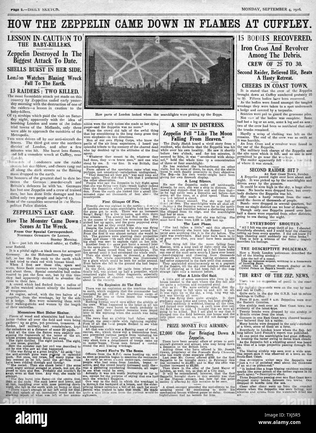 Crash of zeppelin Banque de photographies et d’images à haute ...
