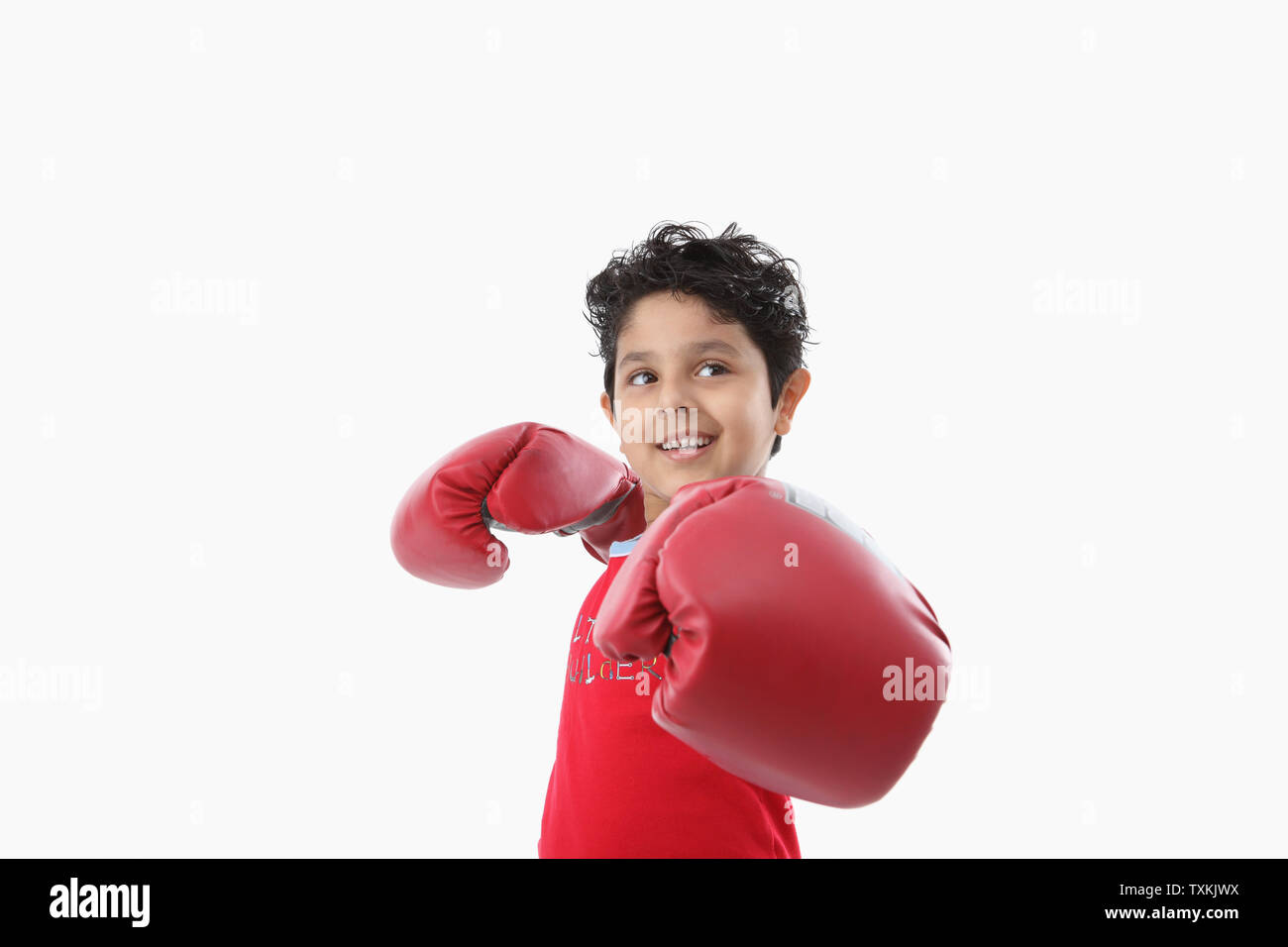 Boy indian boxing Banque de photographies et d’images à haute ...