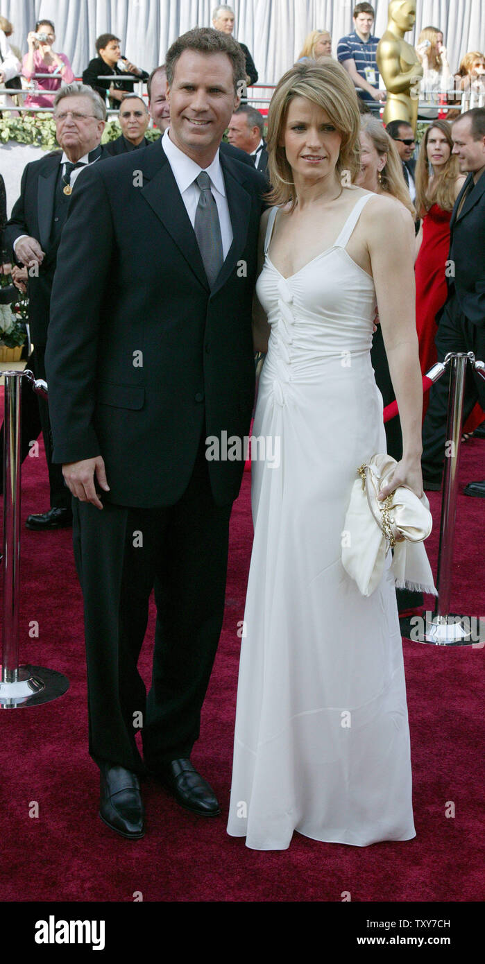 Actor will ferrell and wife viveca paulin Banque de photographies et d ...