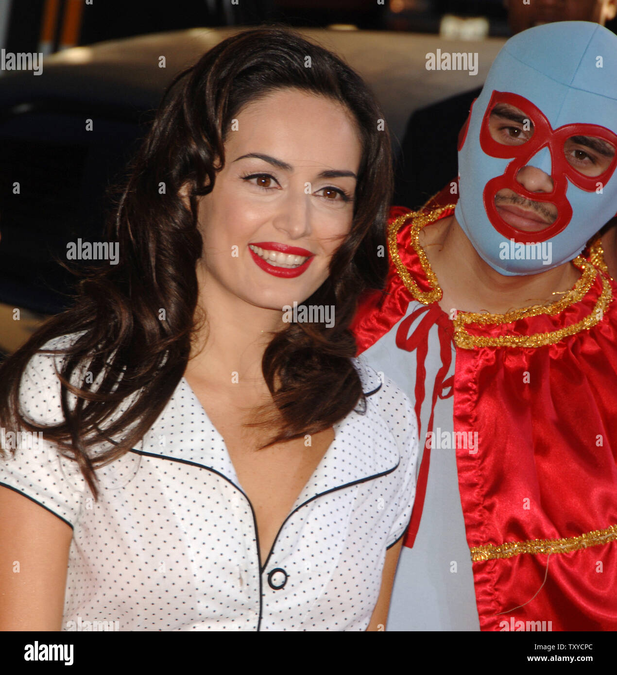 L'actrice mexicaine Ana de la Reguera, un acteur dans la comédie du cinéma "Nacho Libre" arrive ...