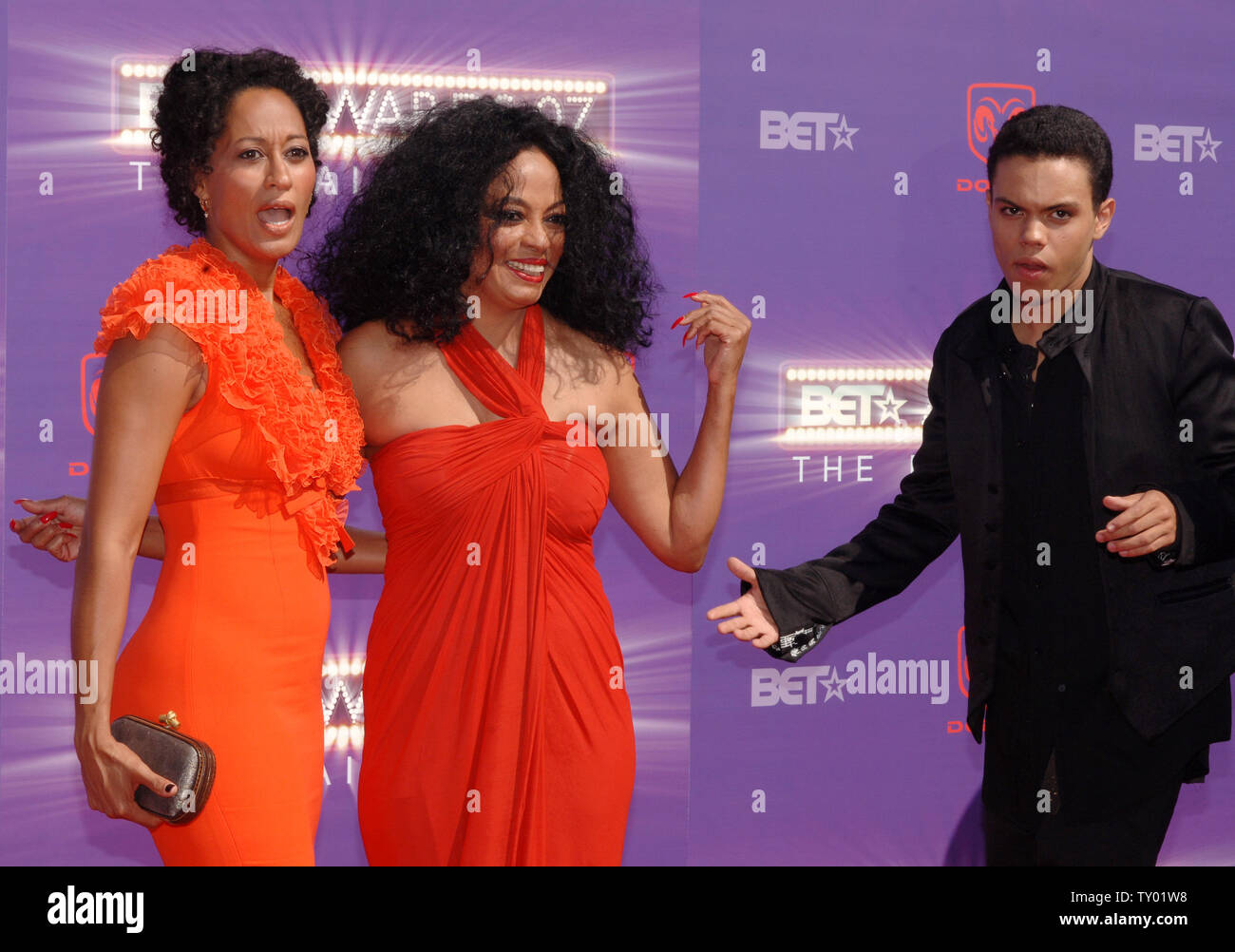 La chanteuse diana ross arrive Banque de photographies et d’images à ...