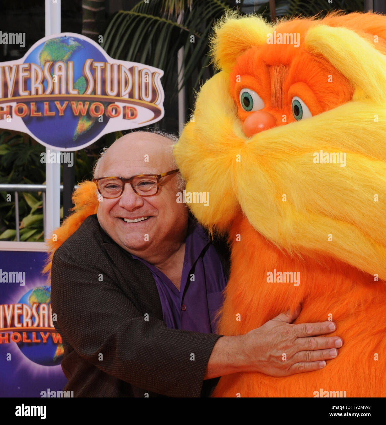 L'acteur Danny DeVito, la voix de l'Lorax dans l'animated motion photo ...