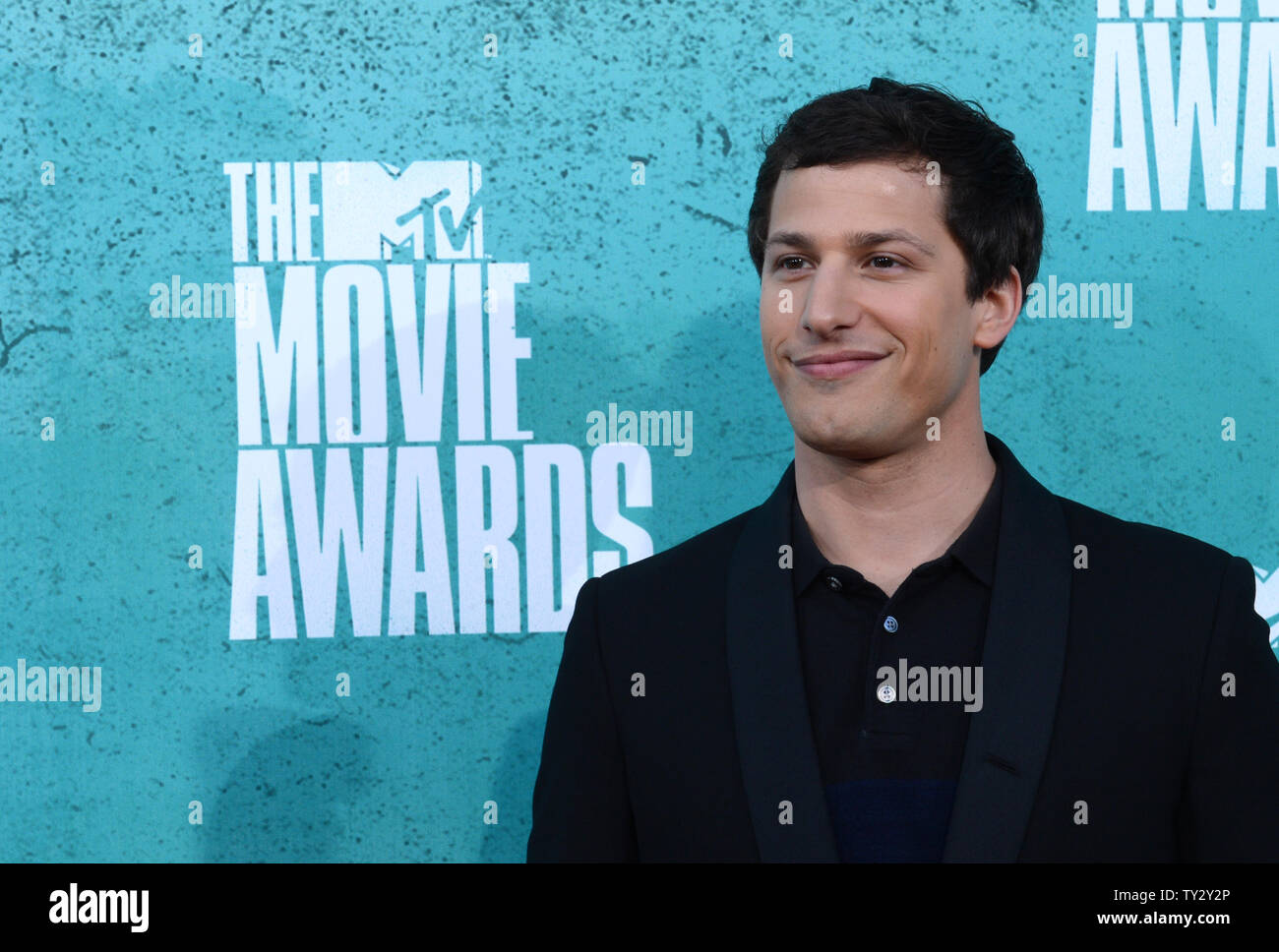 Andy samberg arrive mtv movie awards gibson amphitheatre Banque de ...