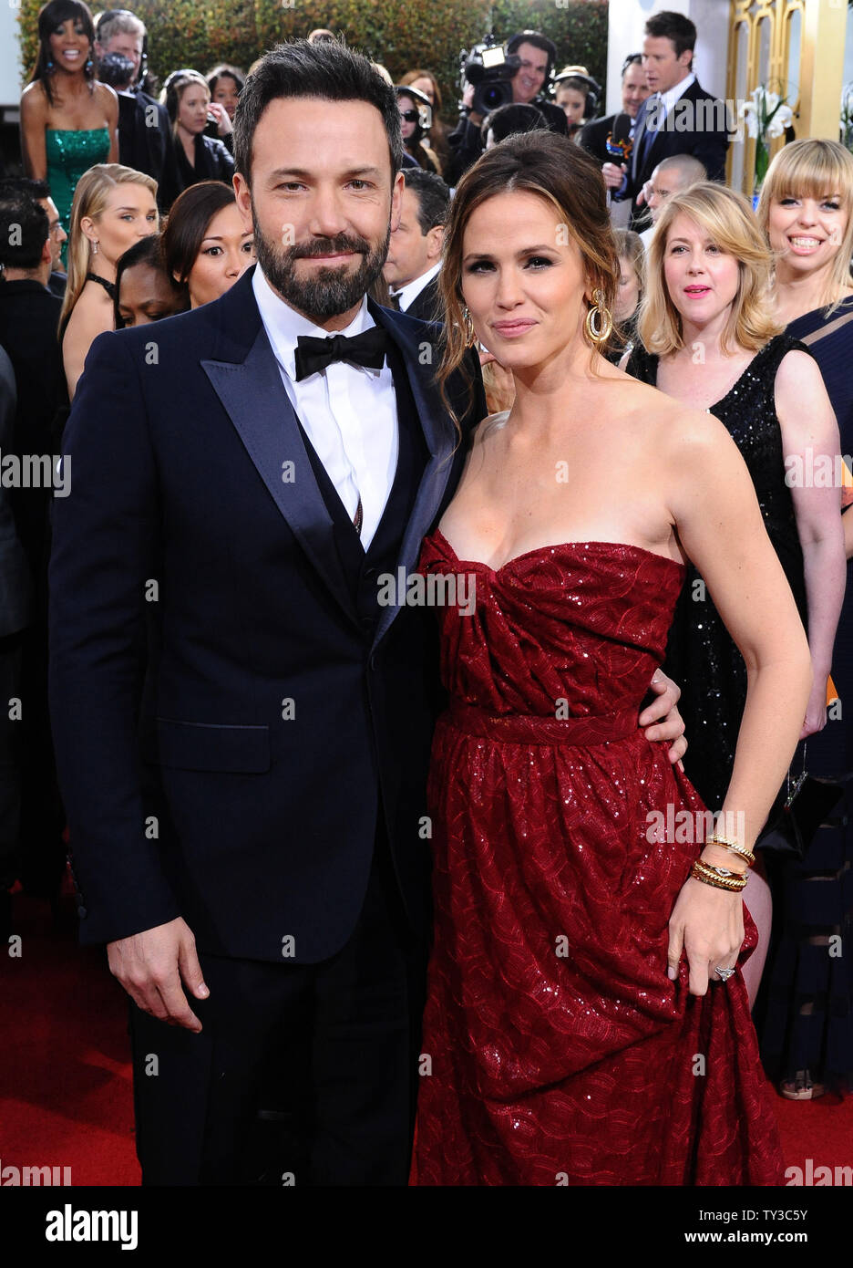 Lacteur Et Réalisateur Ben Affleck Et Son épouse Lactrice Jennifer