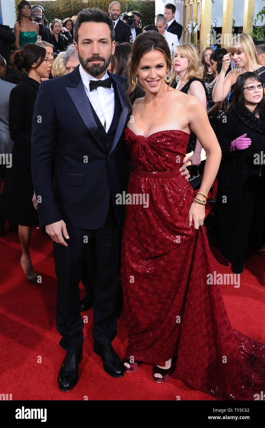 Lacteur Et Réalisateur Ben Affleck Et Son épouse Lactrice Jennifer