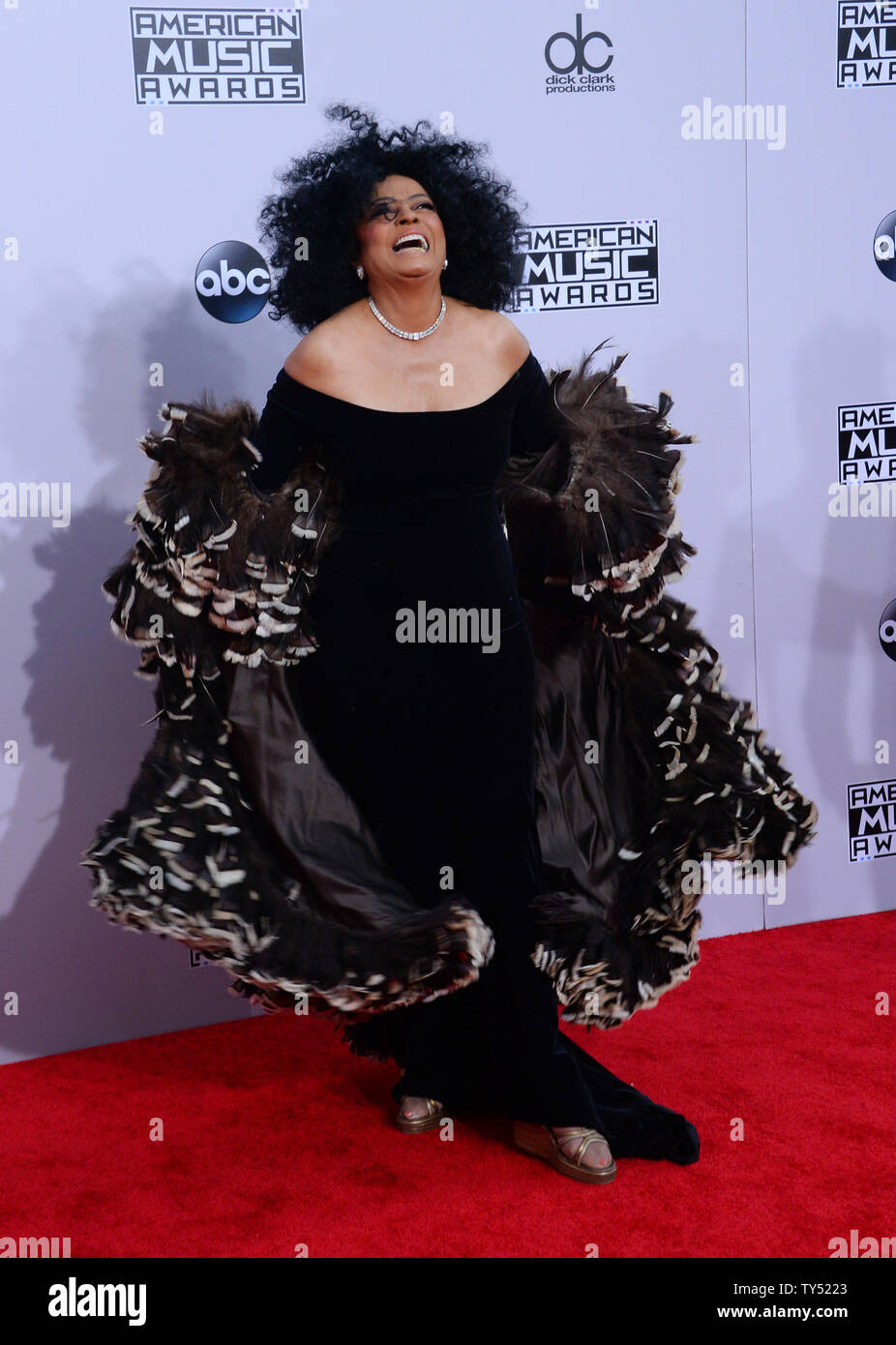 La chanteuse diana ross arrive Banque de photographies et d’images à ...