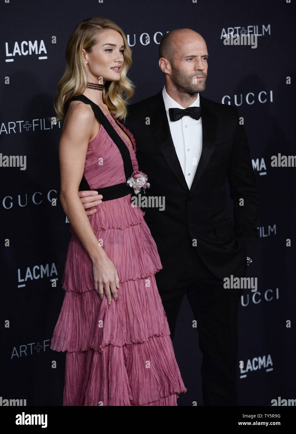Rosie huntington whiteley et l'acteur jason statham Banque d'image et ...