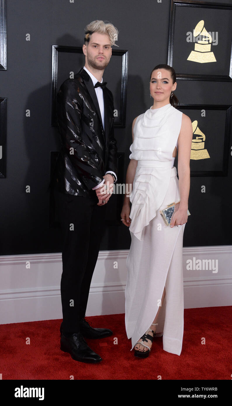 Musiciens Tucker Halpern (L) et Sophie de Hawley-Weld music group Sofi ...
