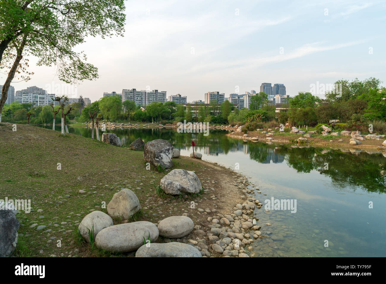 Parc du lac chengdu jincheng Banque de photographies et d’images à ...