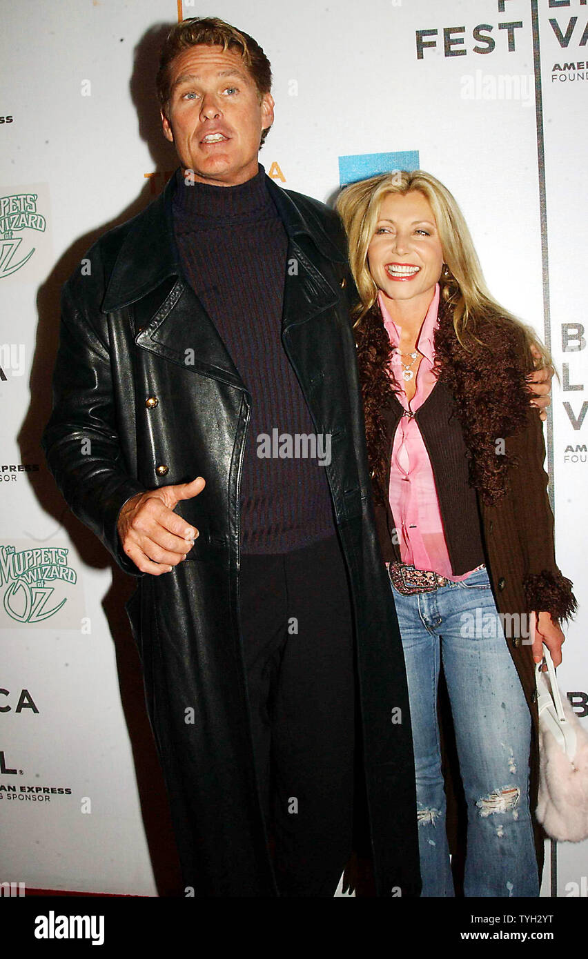 L'acteur David Messner et épouse Pamela arrivent pour le 27 avril 2005 ...