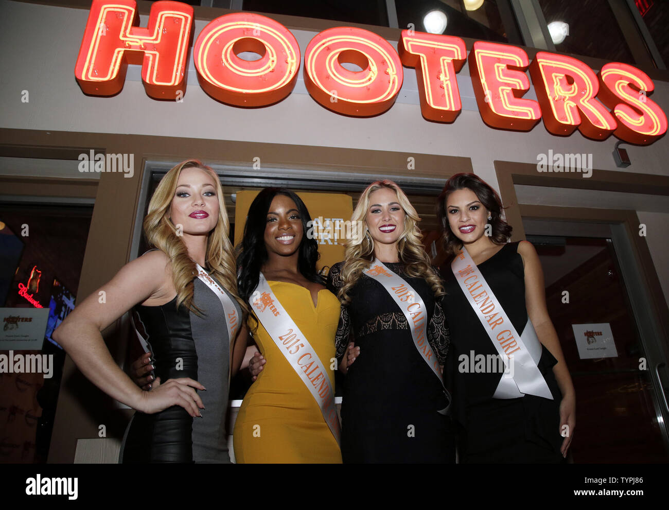 2015 Hooters Swimsuit Calendar Girl Ashley Dill, Alicia Williams, Emily ...