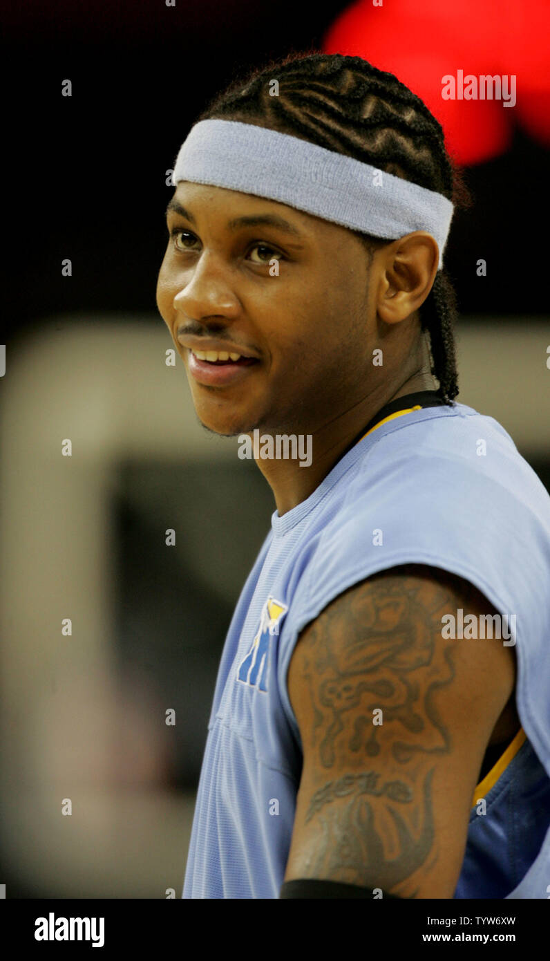Carmelo Anthony Side Braids