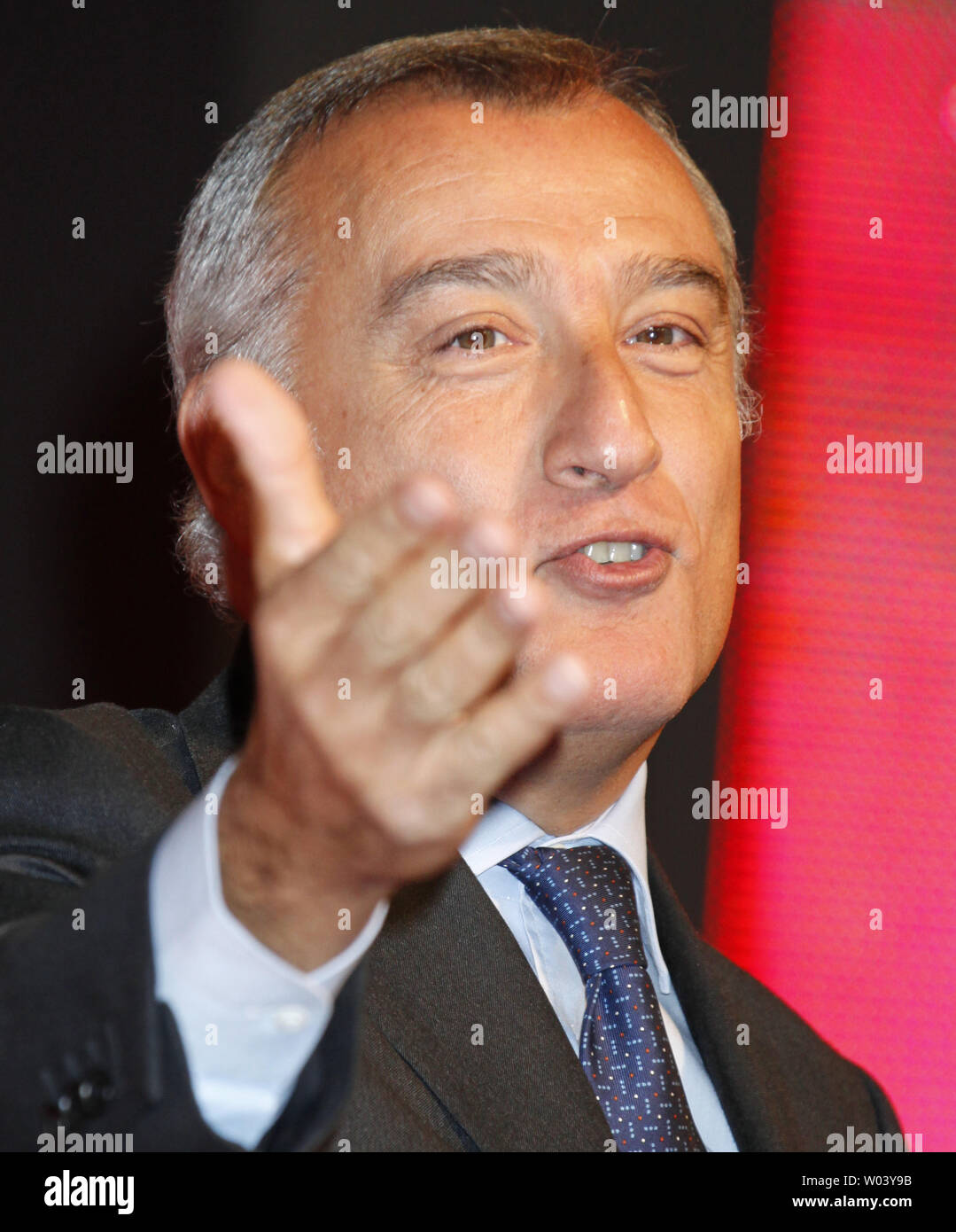 Piero Marrazzo arrive sur le tapis rouge avant la projection du film ...