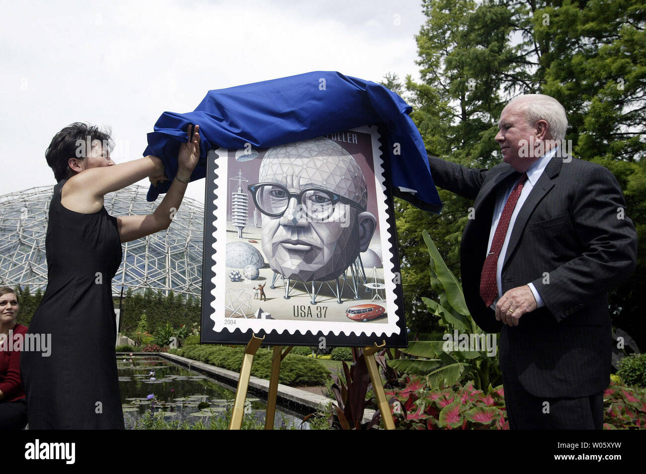 Le Dr Peter Raven, directeur de la Missouri Botanical Gardens et Danita ...