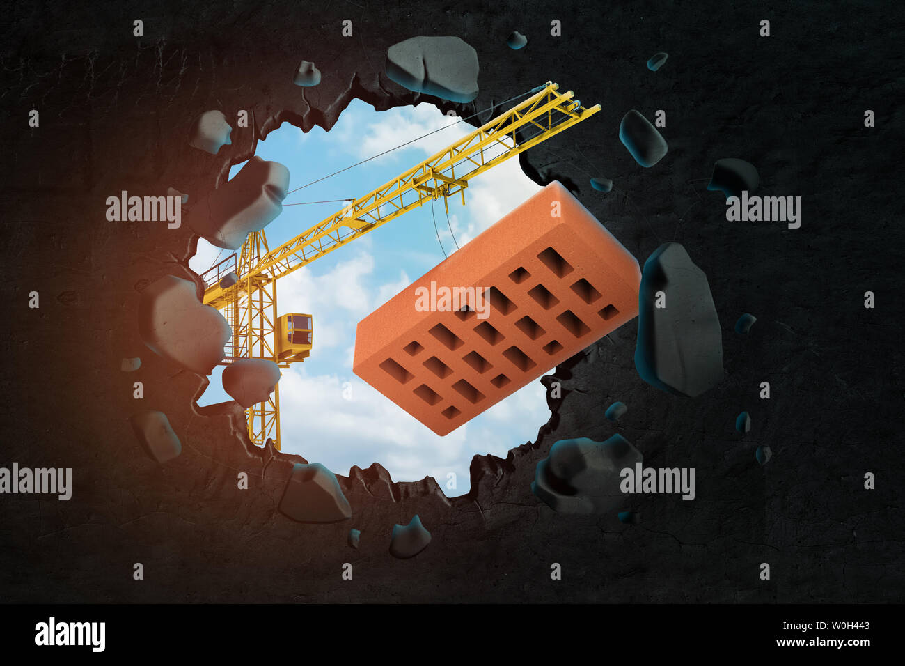 Rendu de brique Banque de photographies et d’images à haute résolution ...