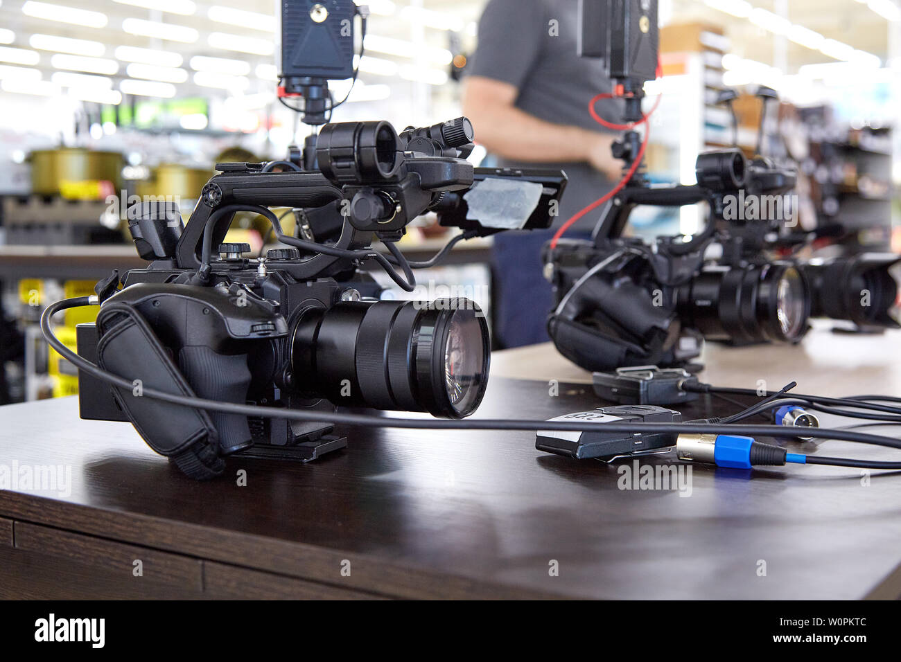 Dans les coulisses du tournage de film ou de production vidéo et de ...