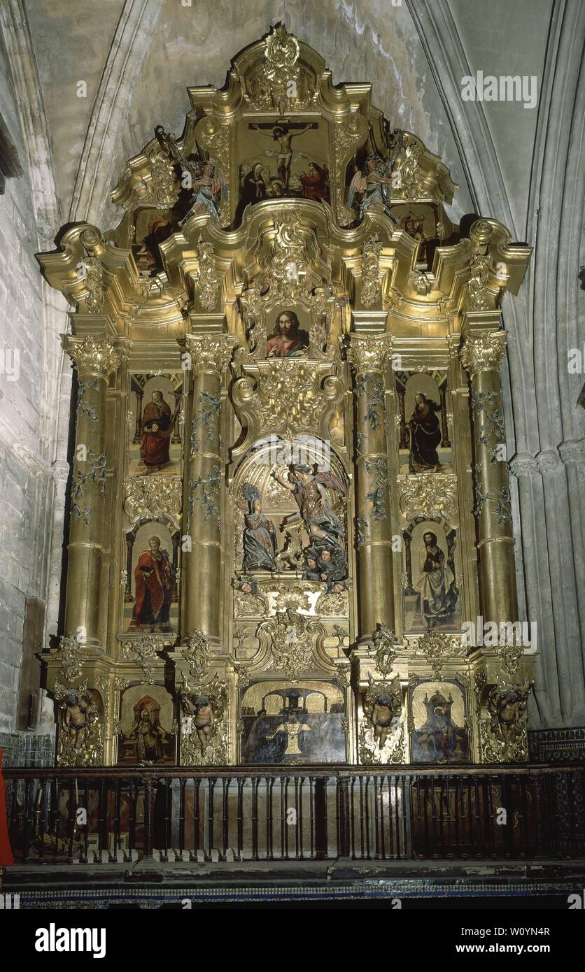 RETABLO MAYOR DE LA CAPILLA DE LAS PINTURAS - DEMOISELLES DE CRISTOBAL ...