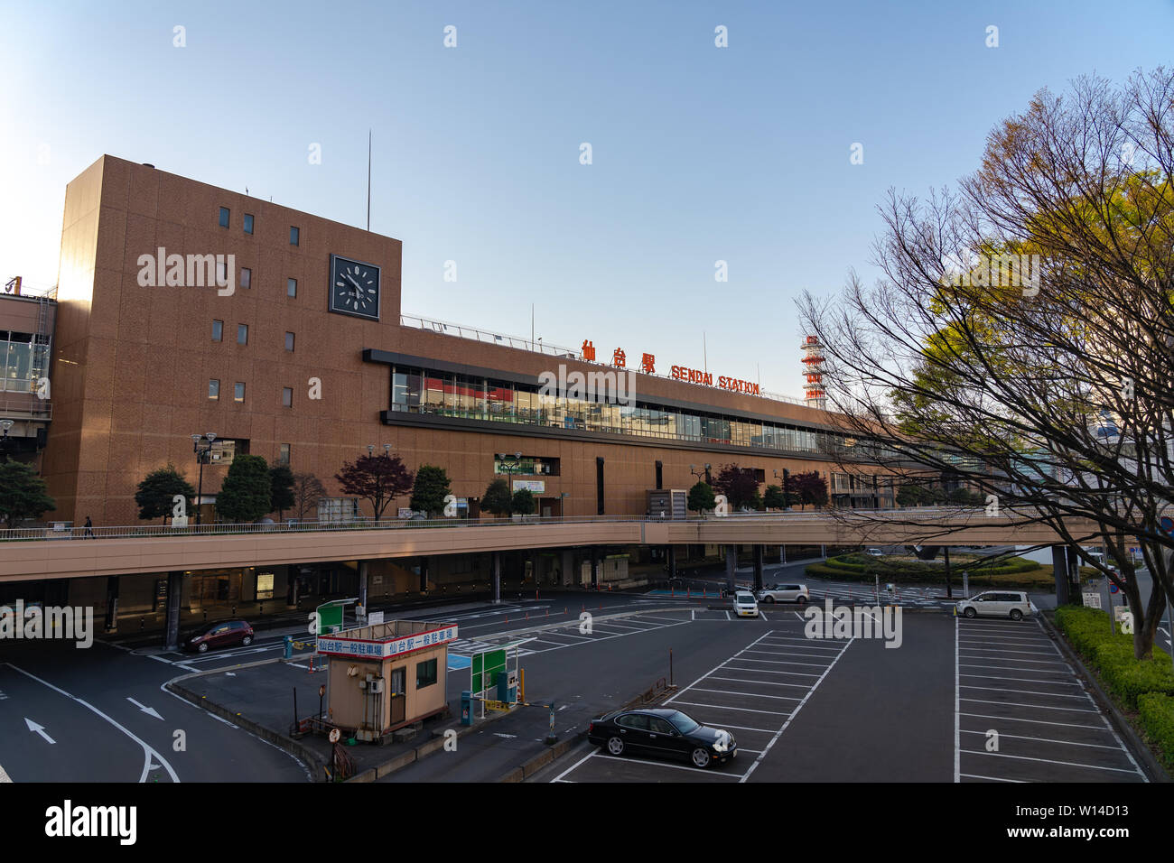 La gare de Sendai le matin. C'est un outil unique pour tous Akita et ...