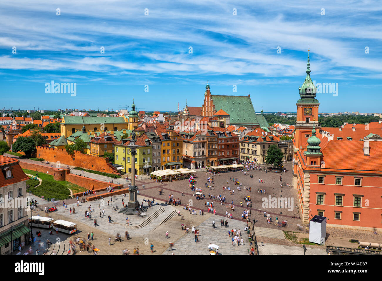 Panorama de la vieille ville de varsovie Banque de photographies et d ...